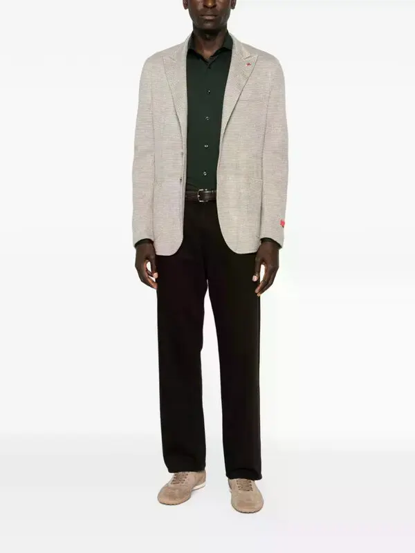 XACUS Button-fastening Long-sleeve Shirt - Green