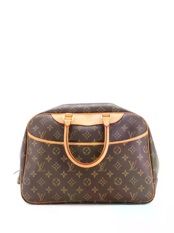 LOUIS VUITTON Deauville Monogram Canvas Handbag - Brown