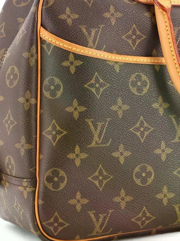 LOUIS VUITTON Deauville Monogram Canvas Handbag - Brown