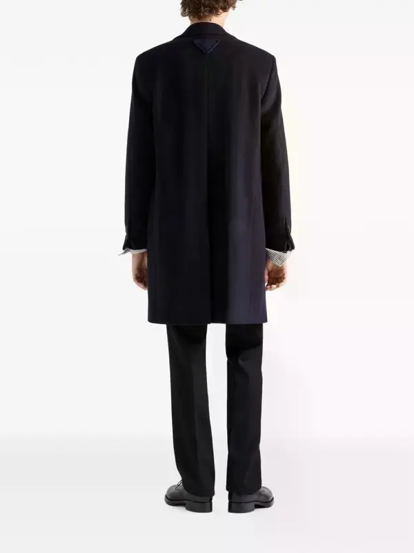 Prada Single-breasted Wool And Cashmere Coat