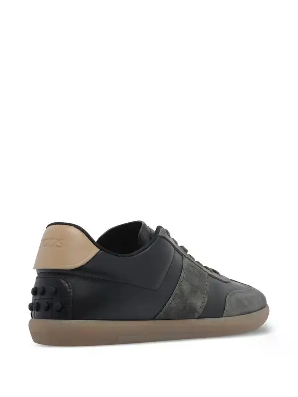 TOD'S Suede-panelled Sneakers - Grey