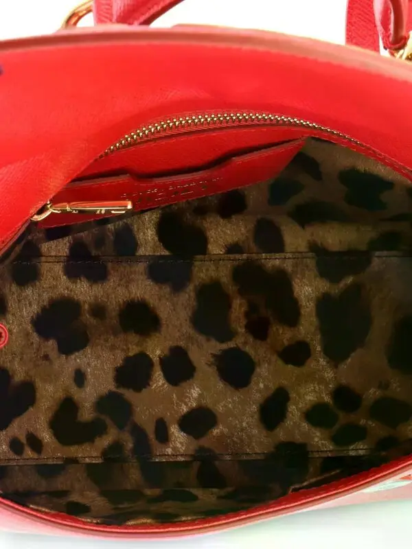 Dolce & Gabbana Miss Sicily Printed Leather Medium Satchel