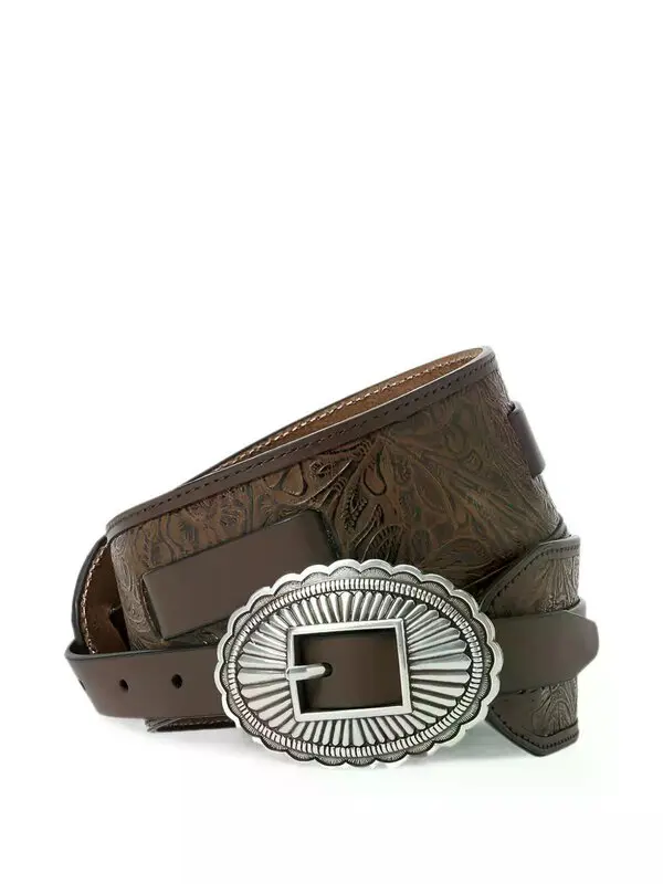 The Great. Tooled Waist Belt