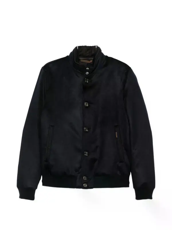 MOORER Button-fastening Bomber Jacket