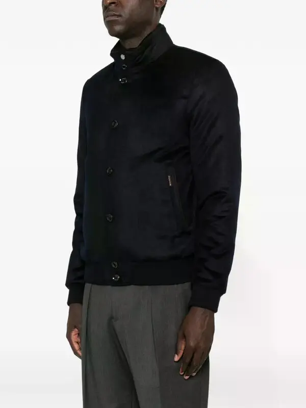 MOORER Button-fastening Bomber Jacket