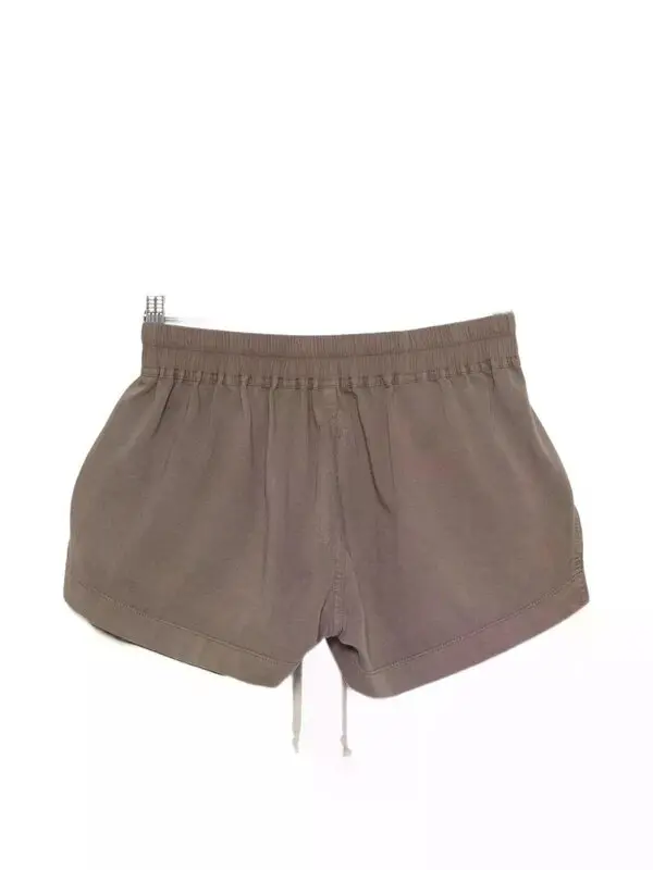 Rick Owens Cotton Layered-effect Drawstring Shorts