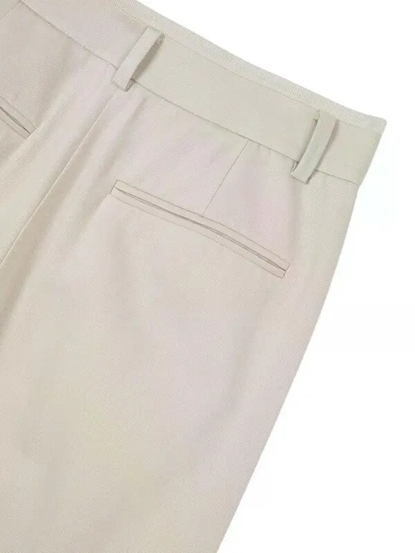 STUDIO TOMBOY Pintuck Wide-leg Trousers
