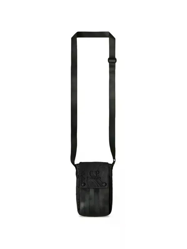 C.P. COMPANY Herringbone Mixed Phone Holder - Black