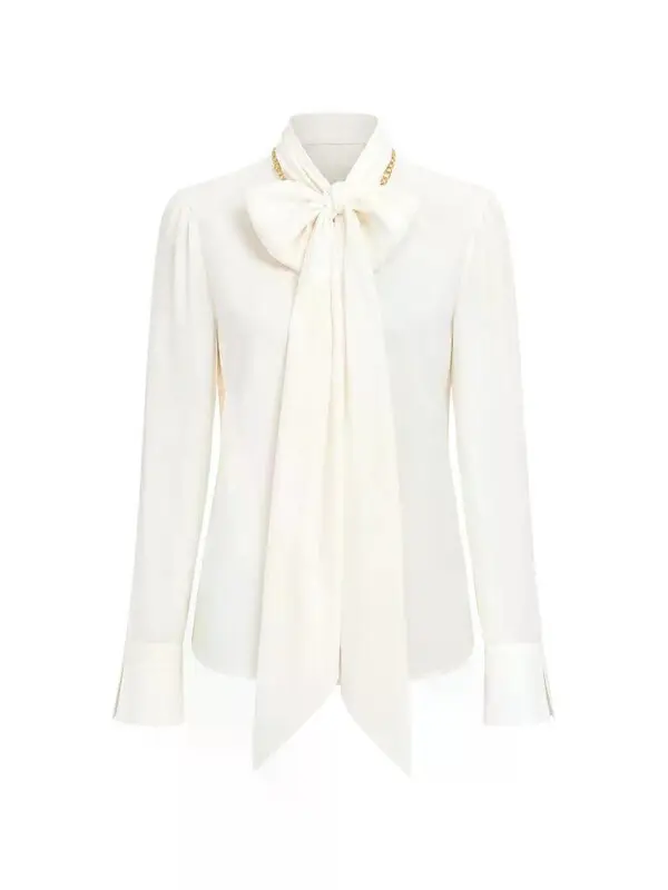 Ted Baker London Tie-neck Blouse - White