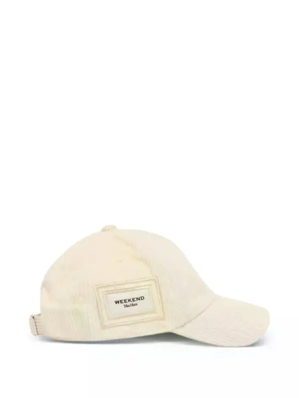Max Mara Velvet Baseball Cap - Neutrals