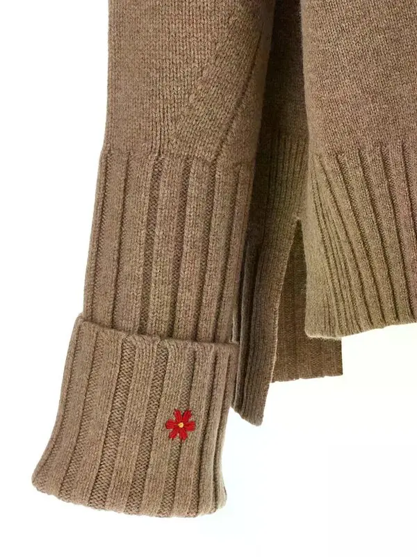 Tory Burch Merino Wool Sweater - Neutrals