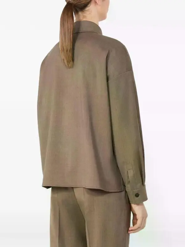 Max Mara Stretch Wool Twill Jacket