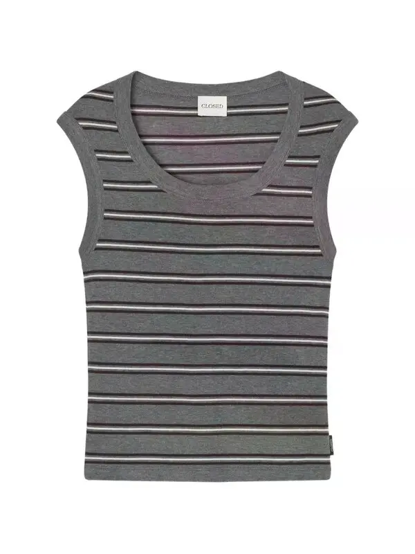 Closed Striped Cap-sleeve T-shirt