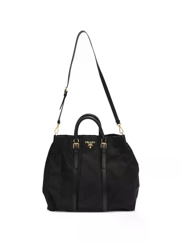Prada Tessuto Shoulder Bag - Black