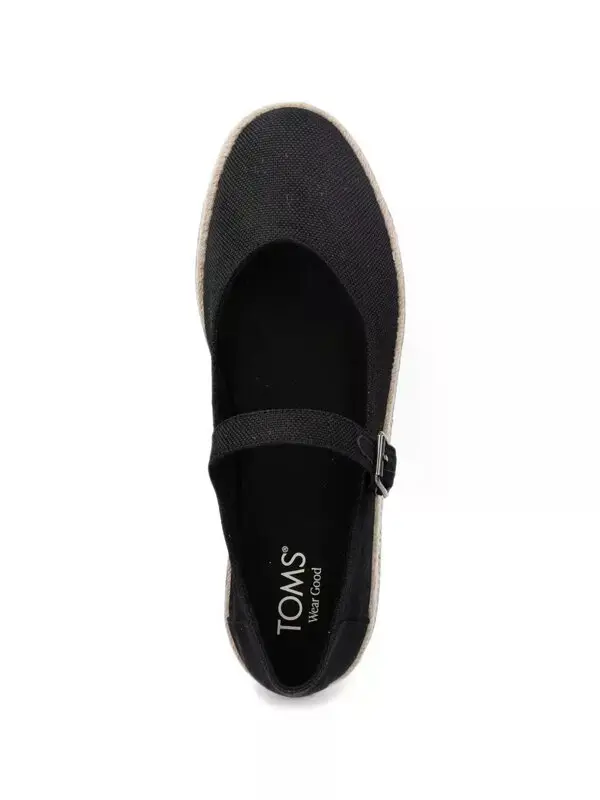 Toms Carolina Buckled Platform Espadrilles