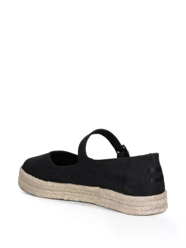 Toms Carolina Buckled Platform Espadrilles