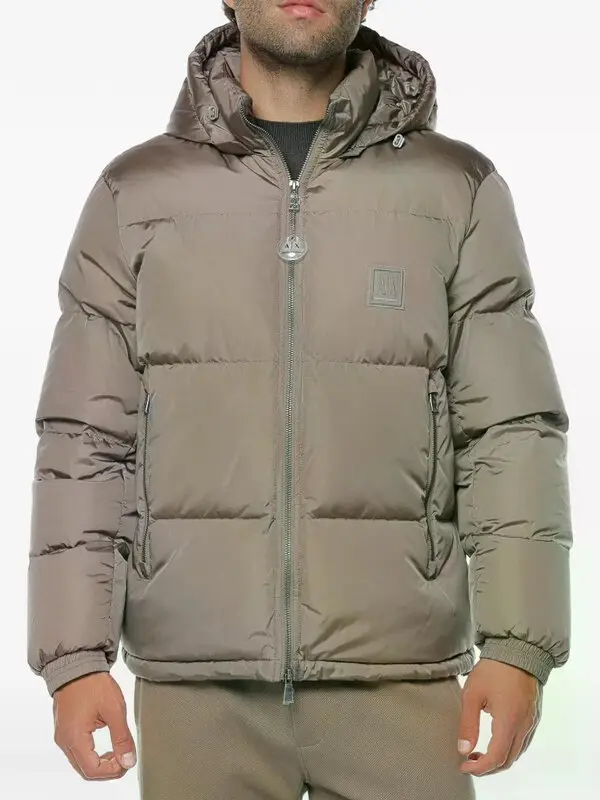 Armani Exchange Hooded Quilted Jacket