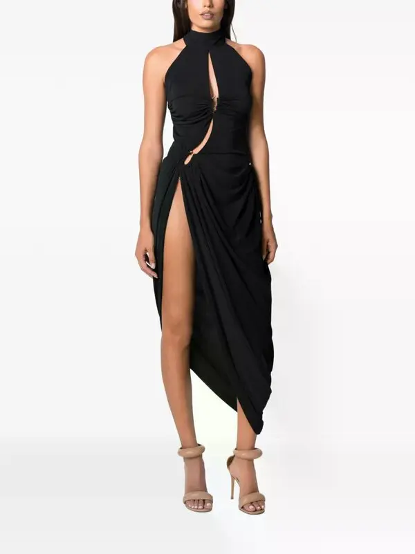 NORINA ST Cut-out Draped Maxi Dress