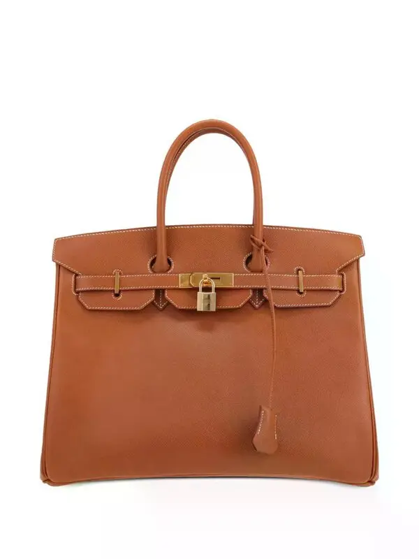 Hermès 1996 35 Birkin Tote Bag - Brown