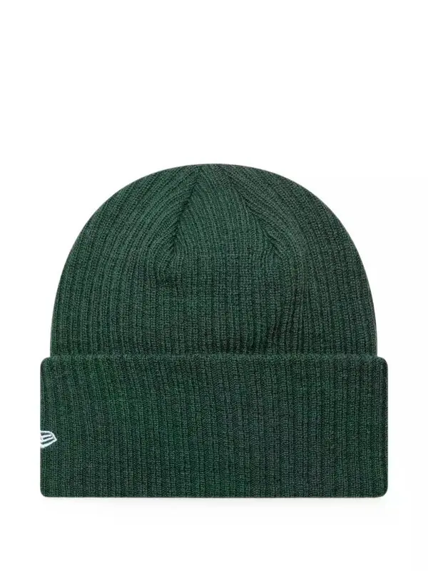 New Era Logo-embroidered Ribbed Beanie Hat