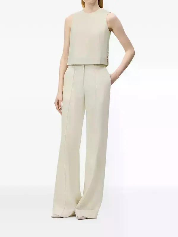Adam Lippes Deeda Wide-leg Trousers - Neutrals