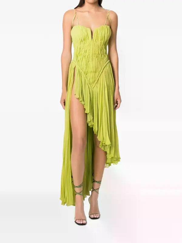NORINA ST Alice Ruched Asymmetric Maxi Dress