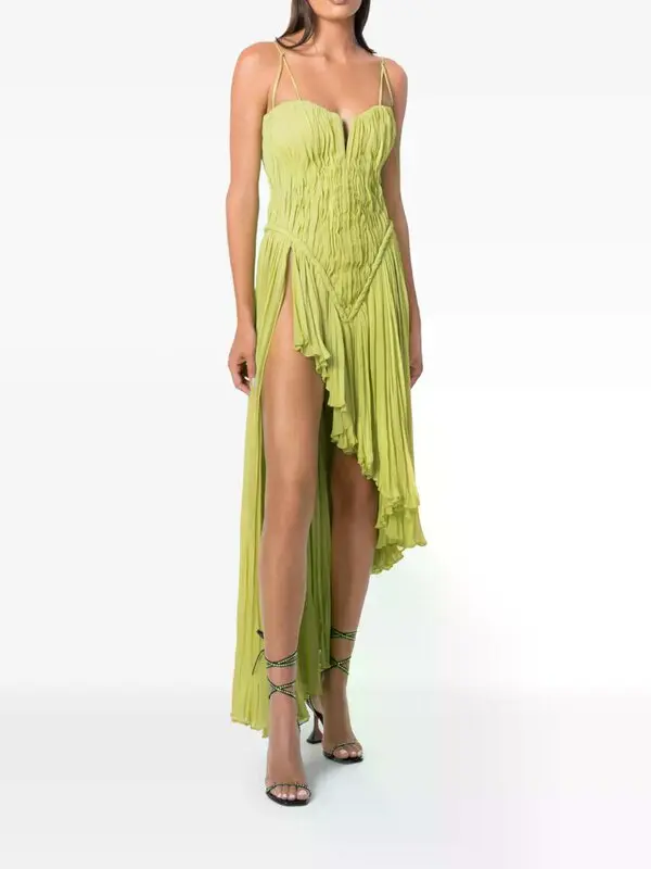NORINA ST Alice Ruched Asymmetric Maxi Dress