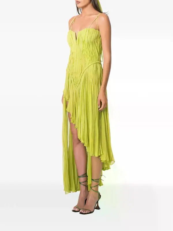 NORINA ST Alice Ruched Asymmetric Maxi Dress