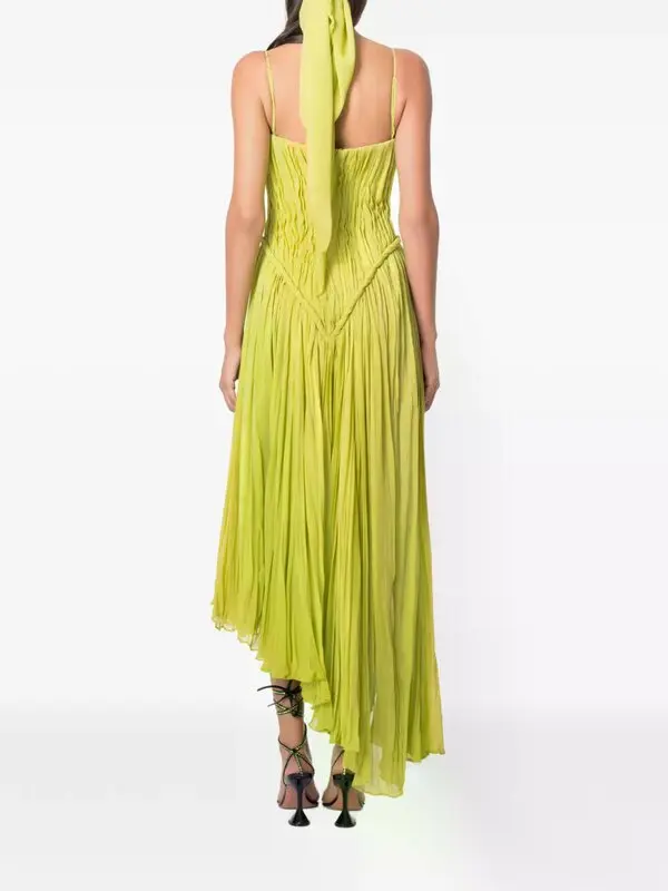 NORINA ST Alice Ruched Asymmetric Maxi Dress