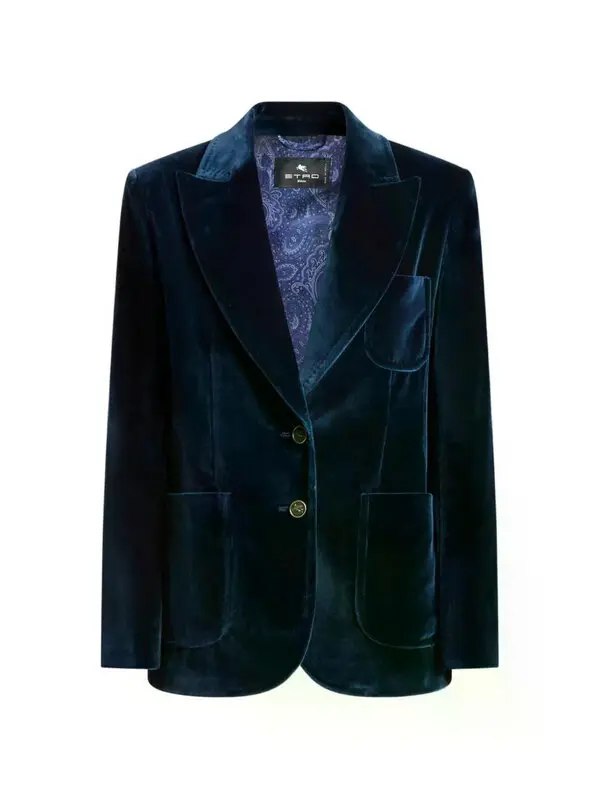 Etro Stretch Velvet Blazer