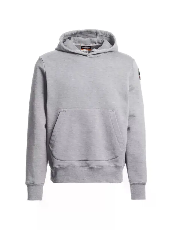 PARAJUMPERS Everest Logo-patch Hoodie - Grey