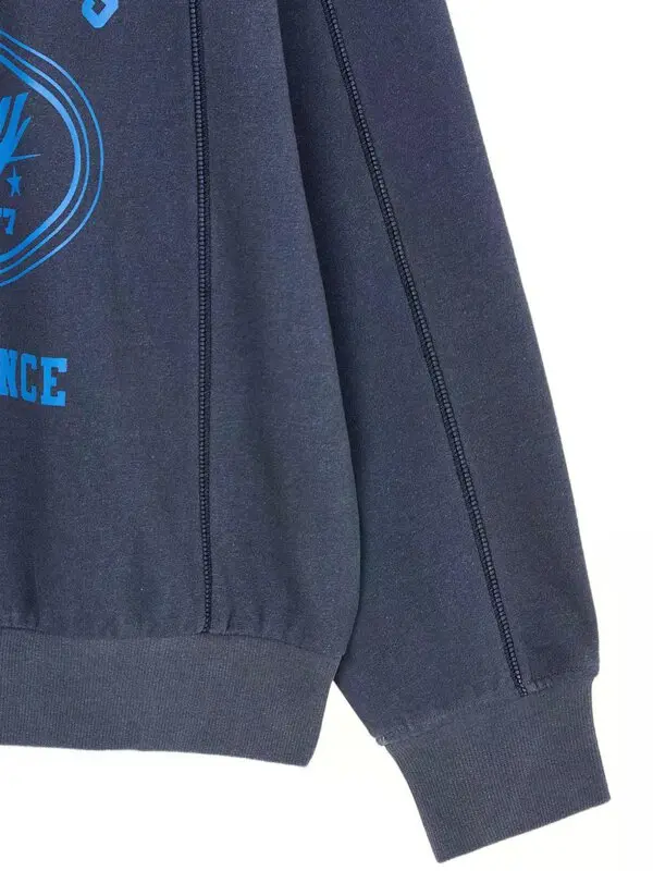 STUDIO TOMBOY Stitch-detail Logo-print Sweater