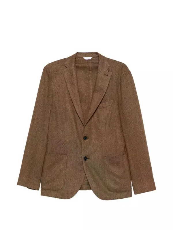 Boglioli Herringbone Wool Blazer