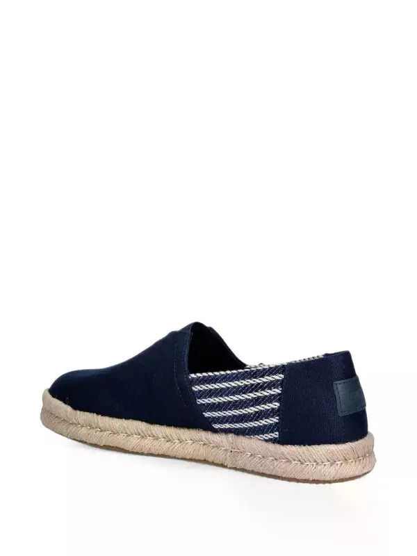 Toms Rope-trimmed Striped Espadrilles