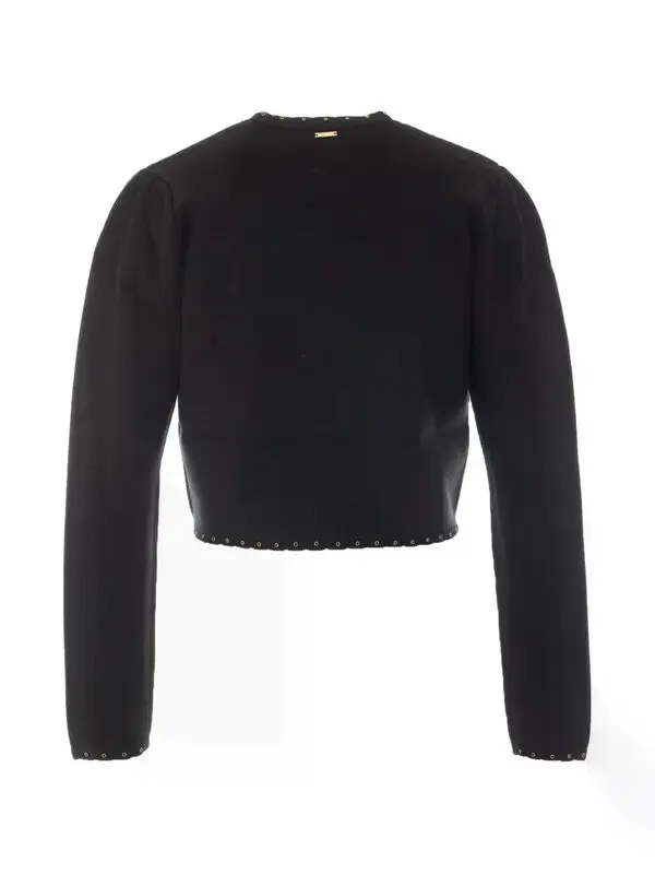 TWINSET Bead-embellished Cropped Cardigan