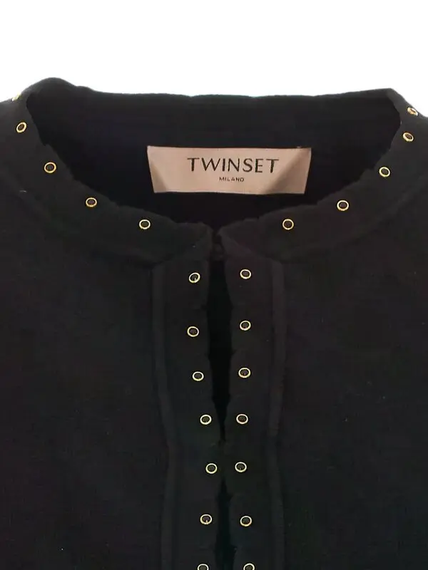 TWINSET Bead-embellished Cropped Cardigan