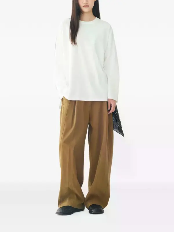 STUDIO TOMBOY Pleated Wide-leg Trousers