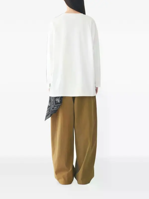 STUDIO TOMBOY Pleated Wide-leg Trousers