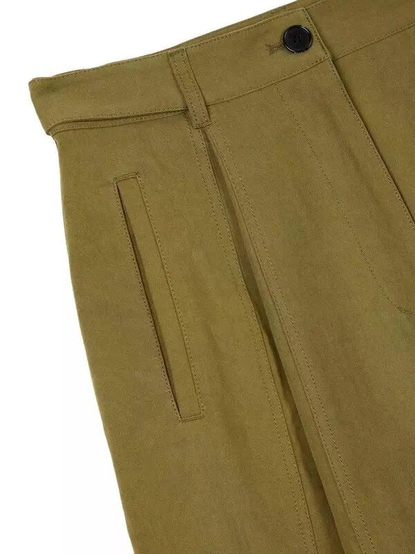 STUDIO TOMBOY Pleated Wide-leg Trousers