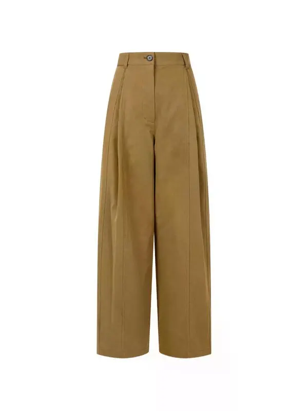 STUDIO TOMBOY Pleated Wide-leg Trousers