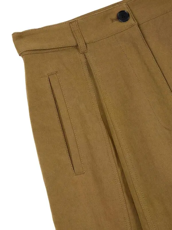 STUDIO TOMBOY Pleated Wide-leg Trousers