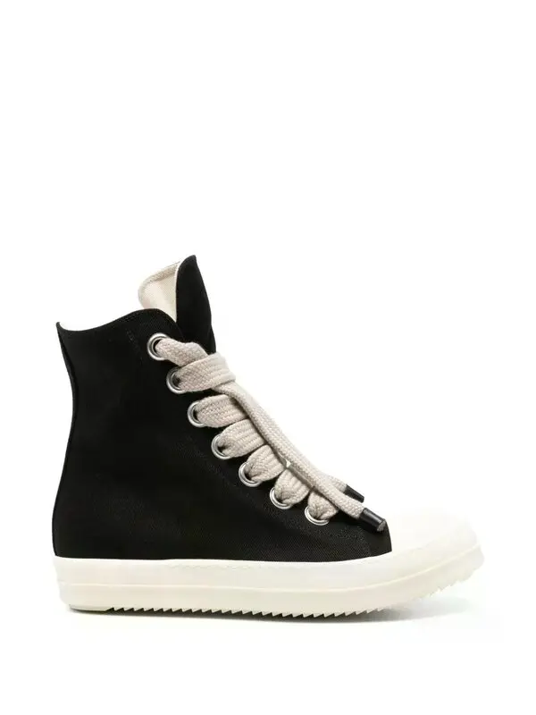 Rick Owens Jumbolace High-top Sneakers - Black