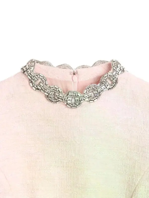 Valentino Garavani Crystal-embellished Bouclé Dress