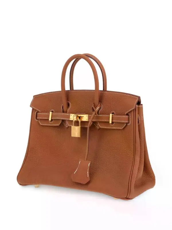 Hermès 2022 25 Birkin Tote Bag - Brown