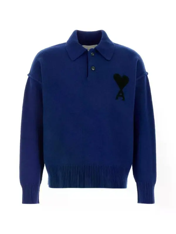 AMI Paris De Coeur Wool Sweater