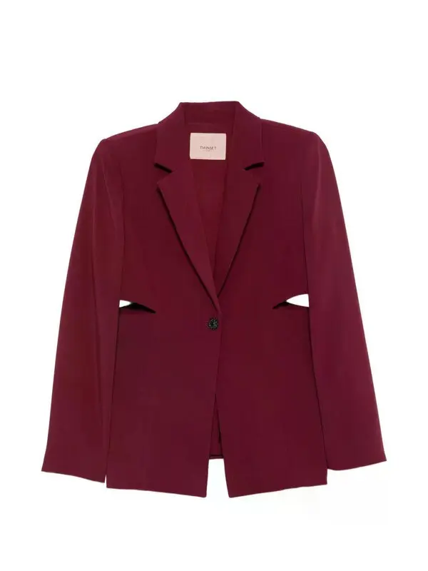 TWINSET Cut-out Single-breasted Blazer