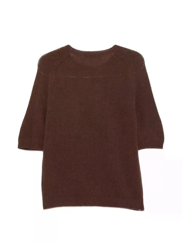 LUISA CERANO Patch-pocket Raglan-sleeve Sweater