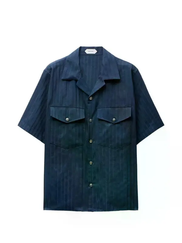 Versace Jacquard Cotton-silk Regular Shirt