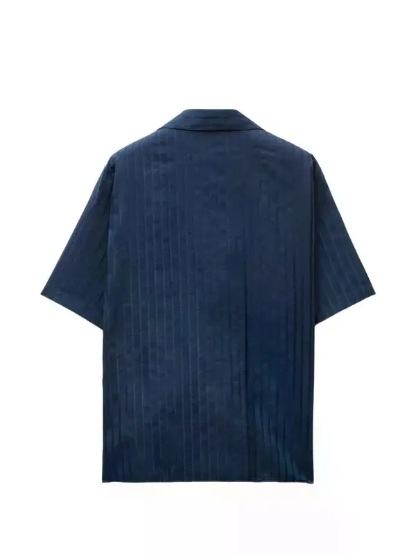Versace Jacquard Cotton-silk Regular Shirt