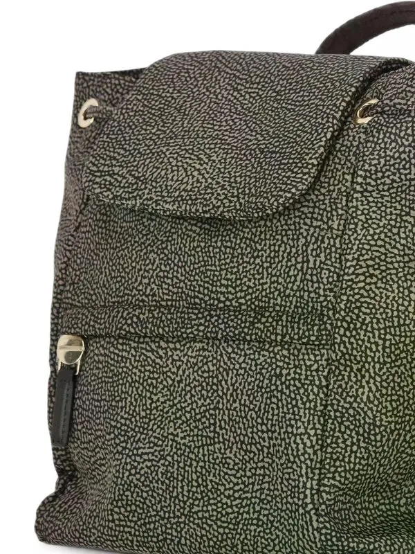 Borbonese Eyelet-embellished Drawstring Backpack